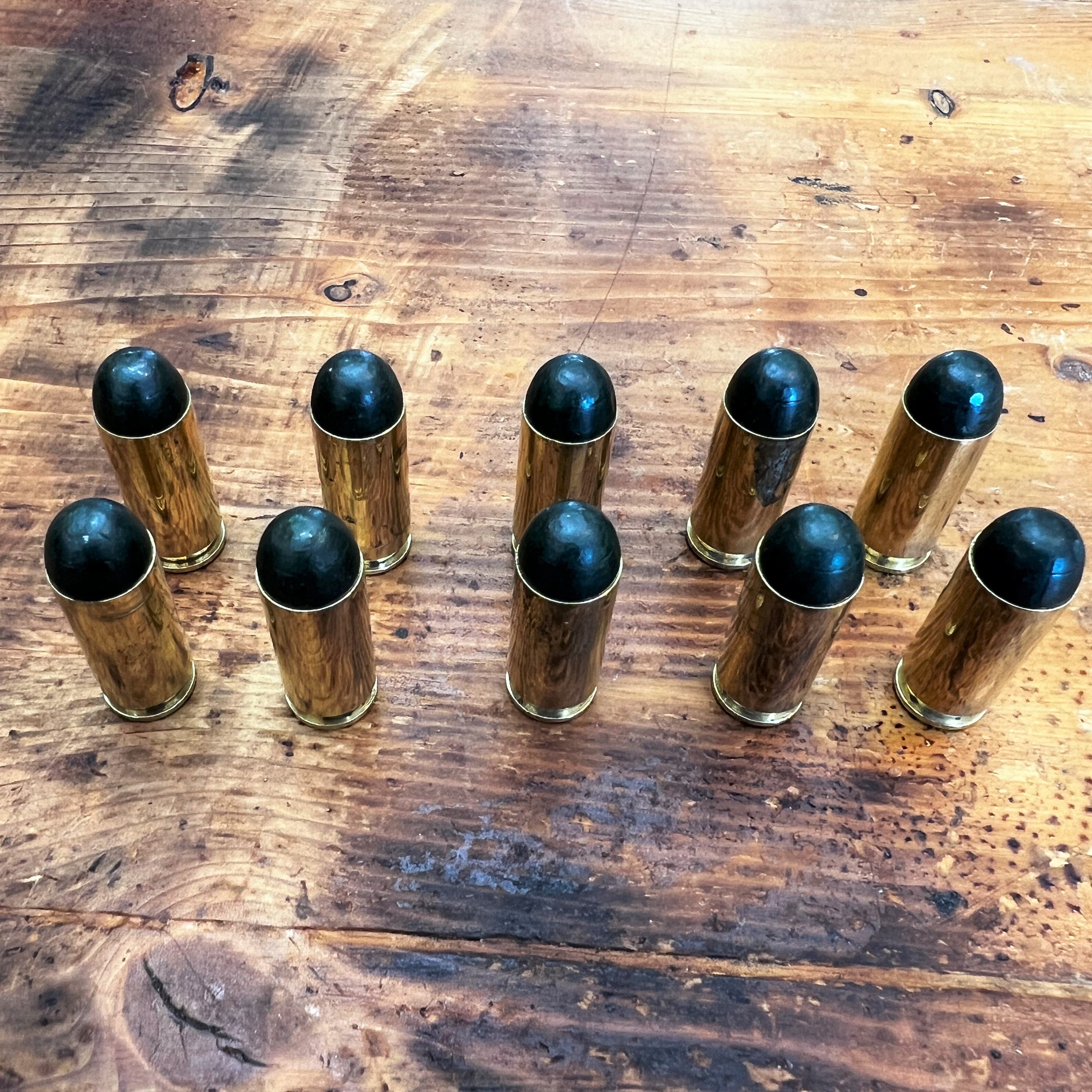 10MM SNAP CAPS DUMMY TRAINING ROUNDS REAL WEIGHT SET OF 10 200 grain ...